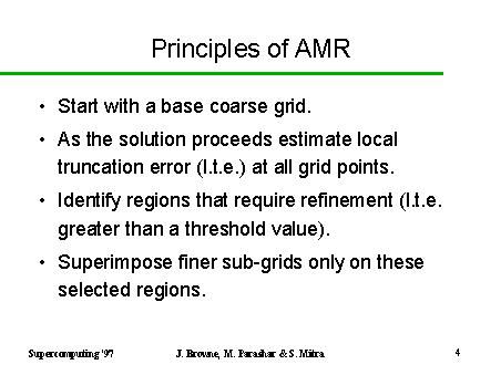 Principles of AMR