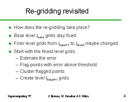Re-gridding revisited