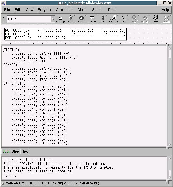 Using the LC-3 Debugger